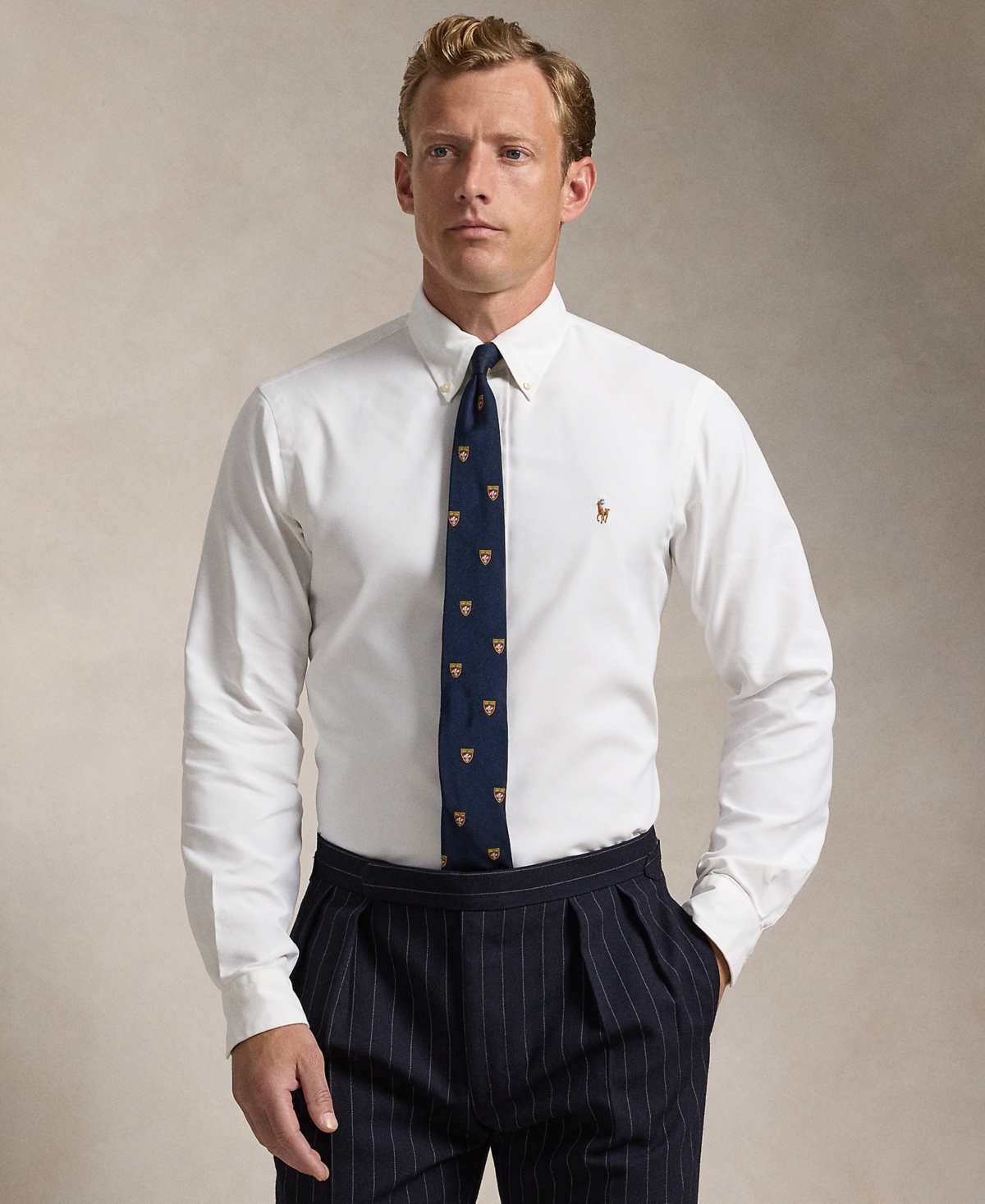 Click here for Polo Ralph Lauren Mens Classic-Fit Performance Oxf... prices