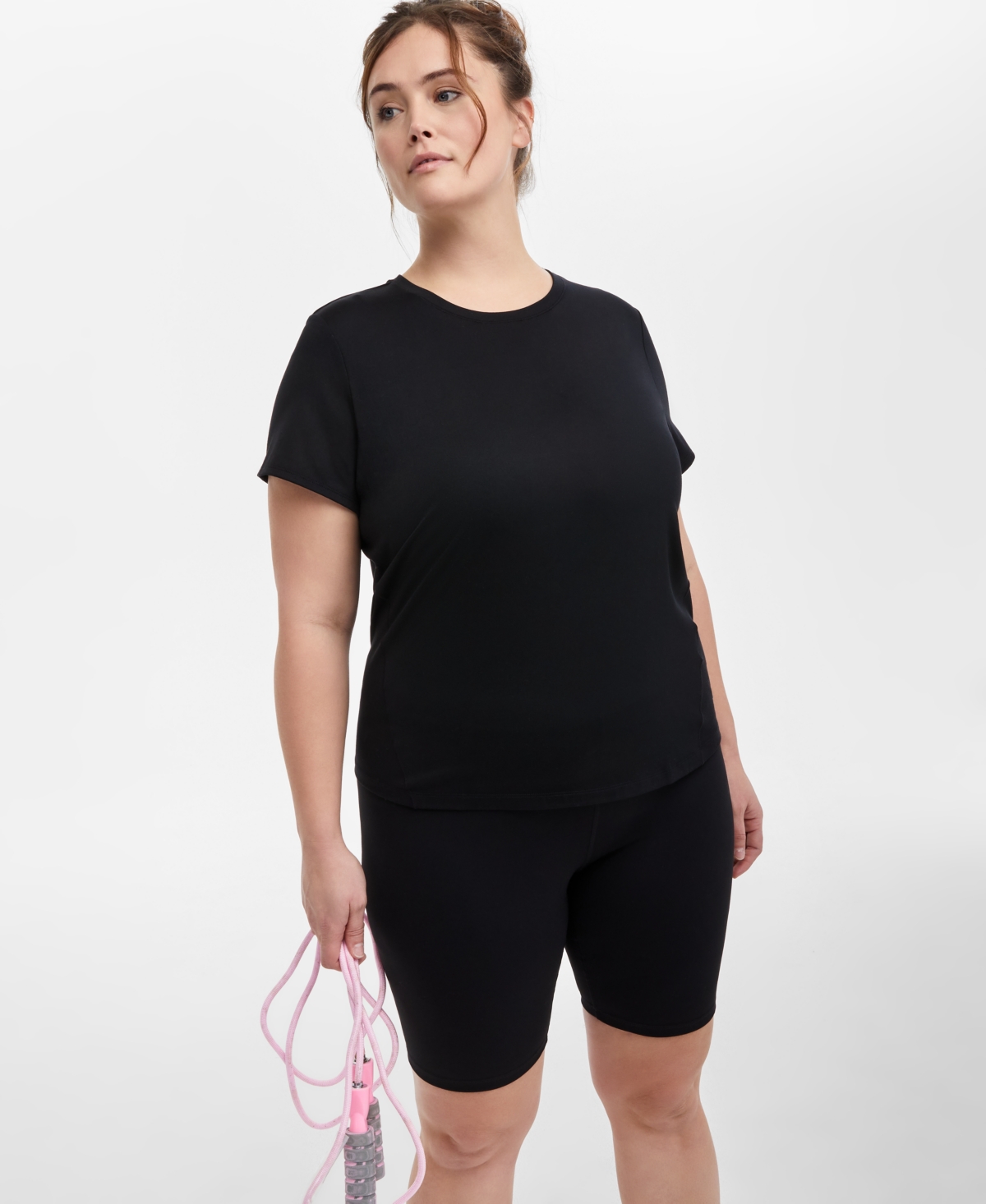 Click here for Id Ideology Plus Size Super-Soft Short-Sleeve Tee... prices