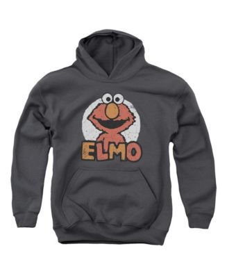 Sesame Street Youth Elmo Name Pull Over Hoodie - Macy's