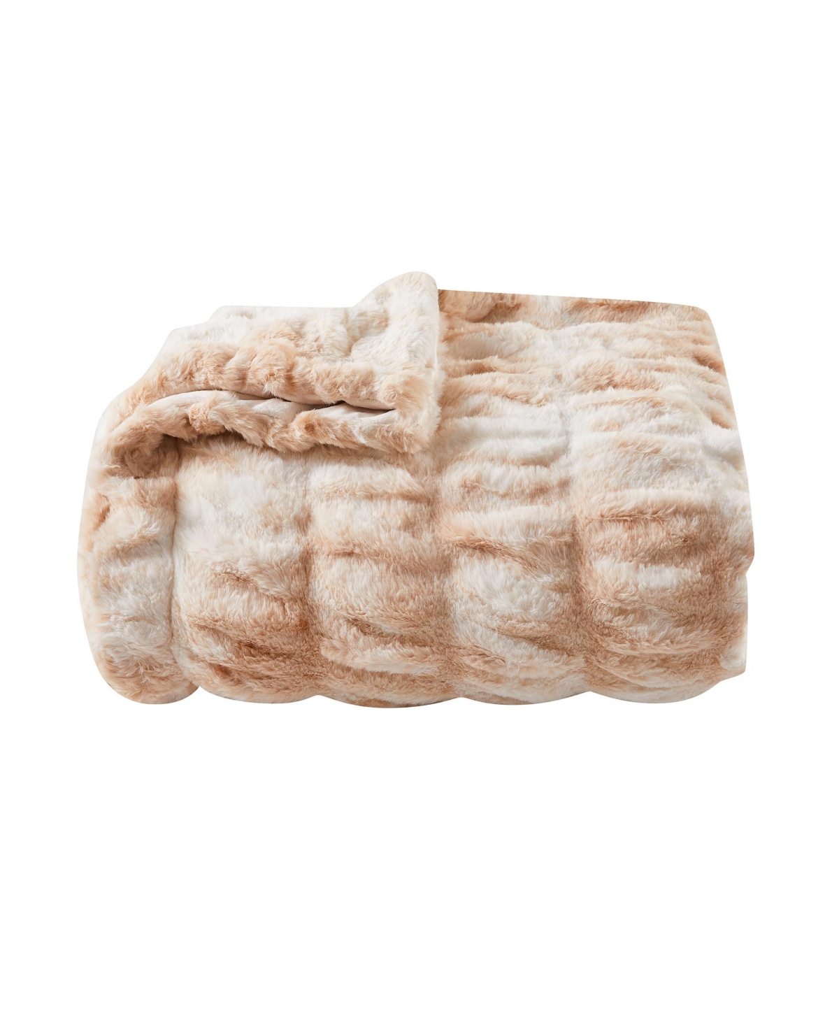 Click here for Linery & Co. Faux Fur Reversible Throw Blanket - P... prices