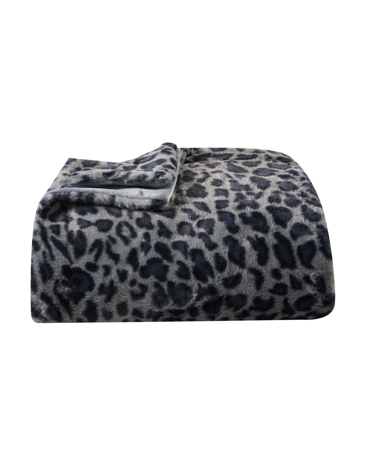 Click here for Linery & Co. Faux Fur Reversible Throw Blanket - G... prices