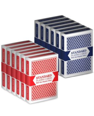 Slickblue Standard Playing Cards (12-Pack) – Poker Size, Standard Index ...