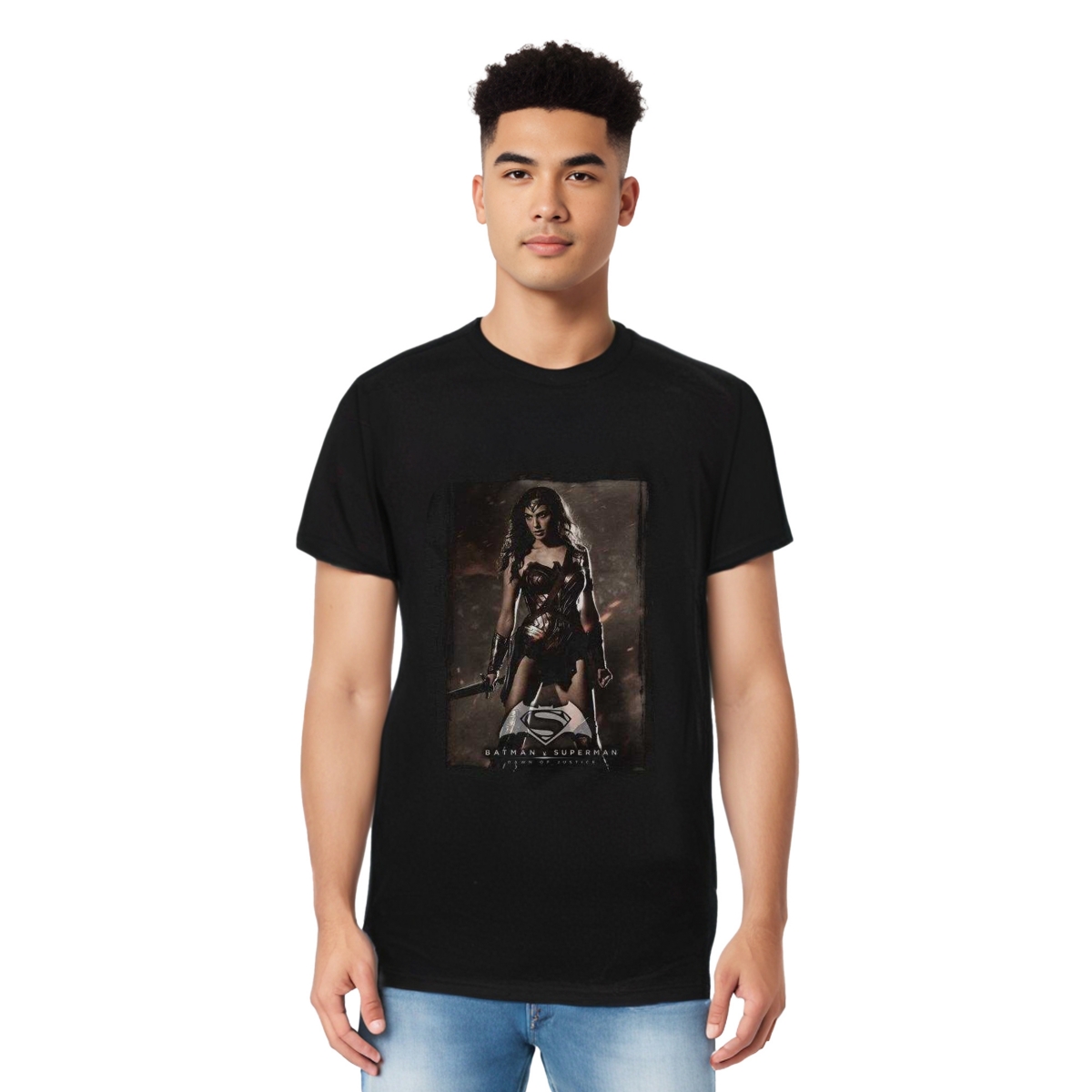 Click here for Batman V Superman Mens Wonder Woman Poster Adult H... prices