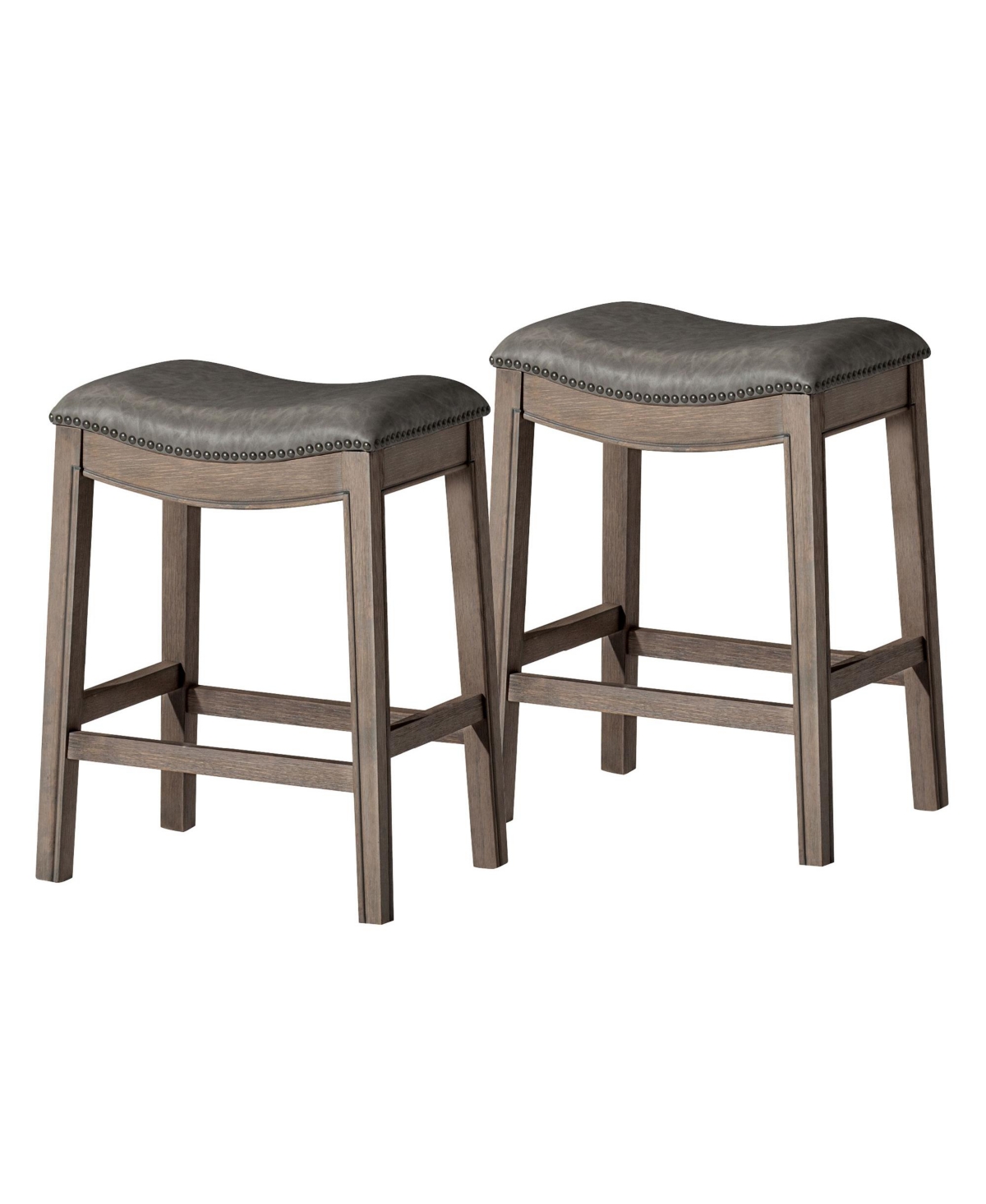 Click here for Maven Lane Adrien Counter Stool  Reclaimed Oak  Ro... prices