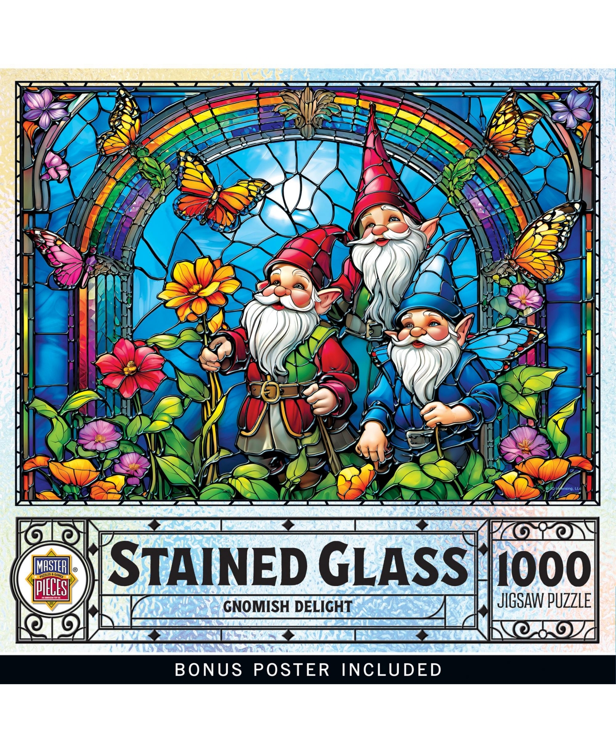 Click here for Stained Glass - Gnomish Delight 1000 Piece Jigsaw... prices