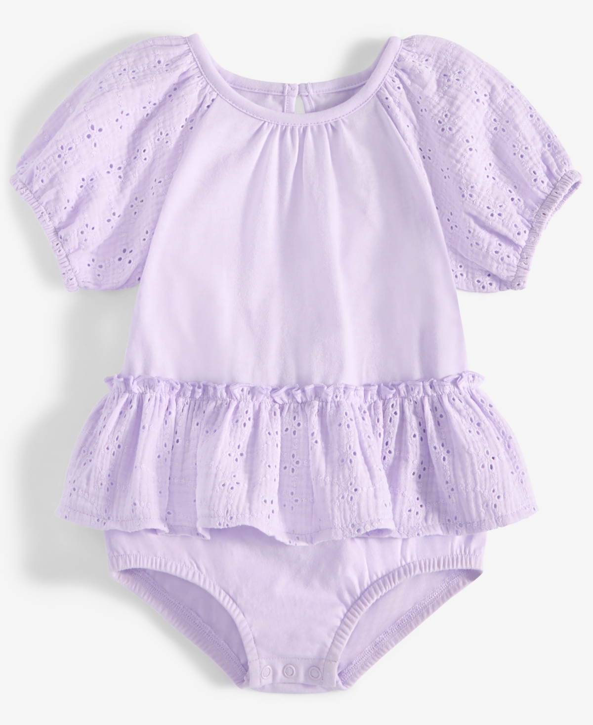 Click here for First Impressions Baby Girls Eyelet-Detail Sunsuit... prices