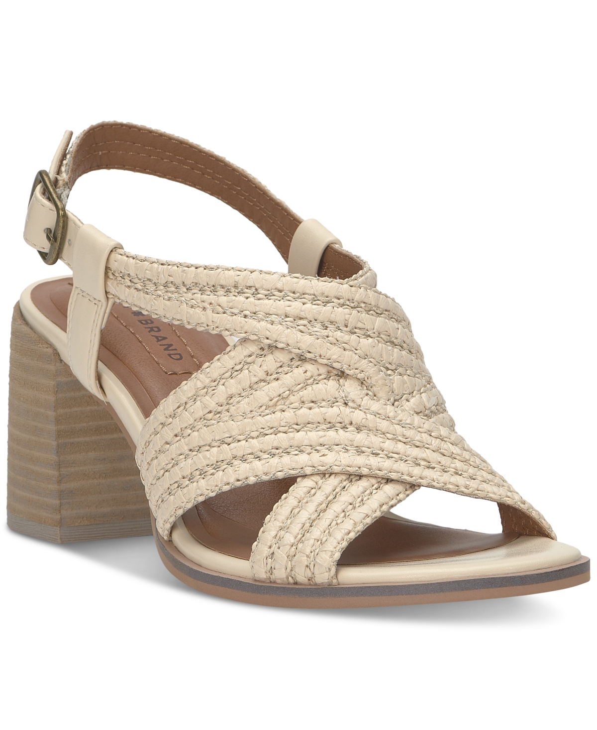 Click here for Lucky Brand Womens Sasina Woven Strappy Block-Heel... prices