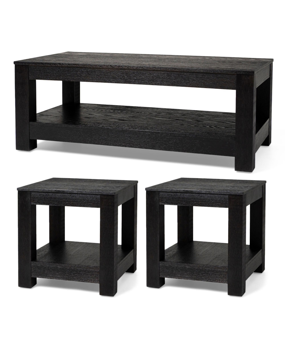 Click here for Maven Lane Paulo Wooden Coffee Table with Set of 2... prices