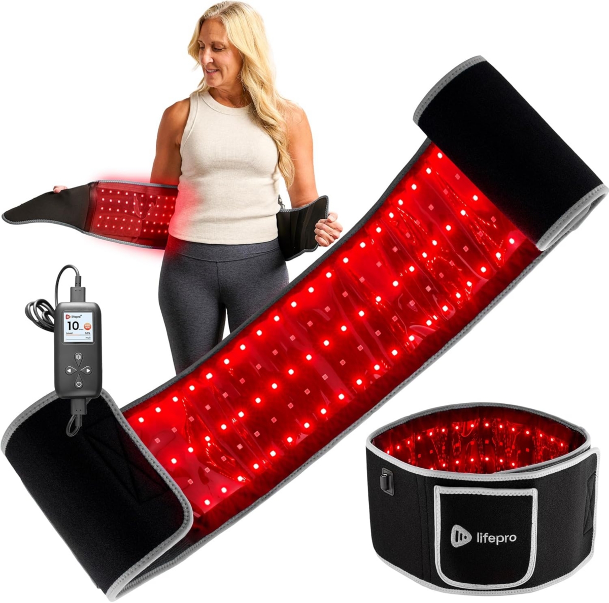 Click here for Lifepro Red Light Therapy Belt – 660nm & 85... prices