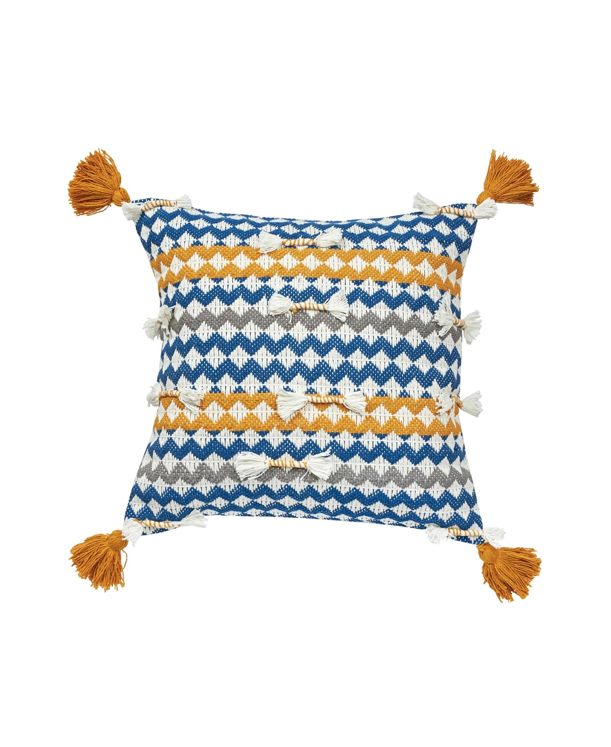 Click here for Jensen Ochre Woven Tasseled Accent Throw Pillow  2... prices