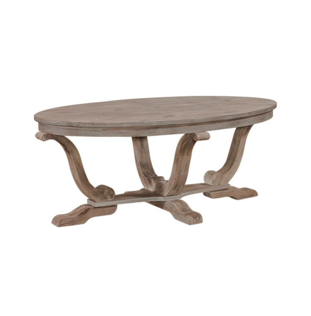 Click here for Liberty Furniture Oval Cocktail Table - Grey prices