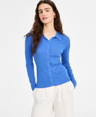 French Connection Women's Nadina Button-Front Top - Macy's