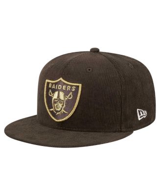 New Era Men's Brown Las Vegas Raiders Choco Cord 59FIFTY Fitted Hat ...