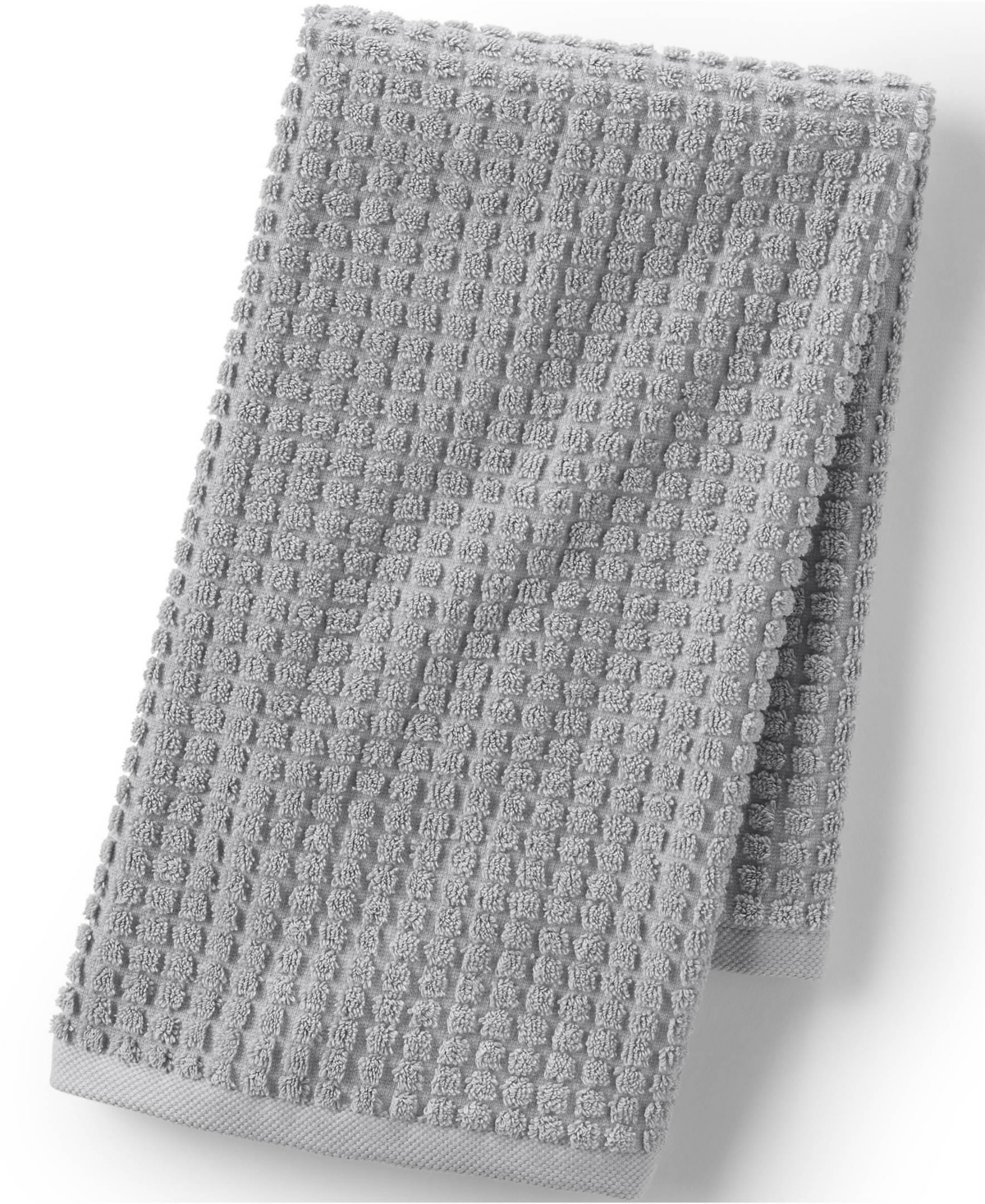 Click here for Lands End Cotton Waffle Hand Towel - Ultimate gray prices