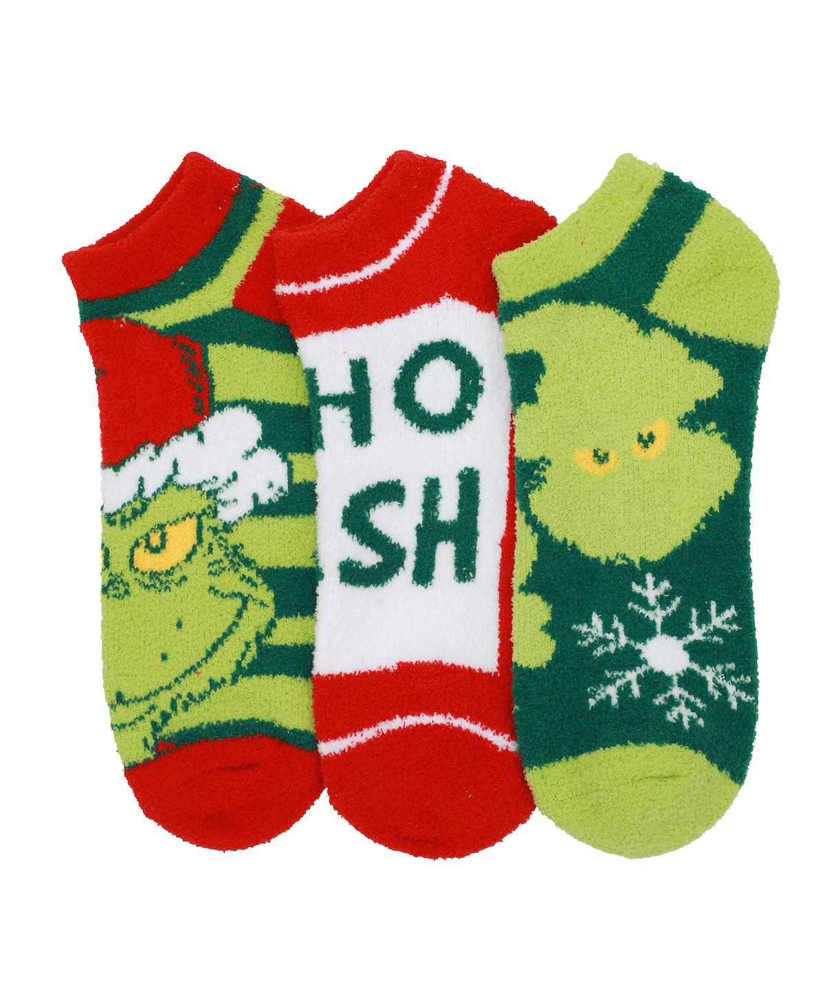 Click here for The Grinch Womens Chenille Adult Ankle Socks (Pack... prices