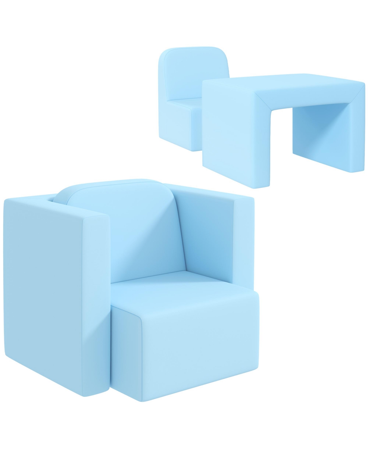 Click here for Qaba 2-in-1 Kids Sofa  Convertible Table and Chair... prices