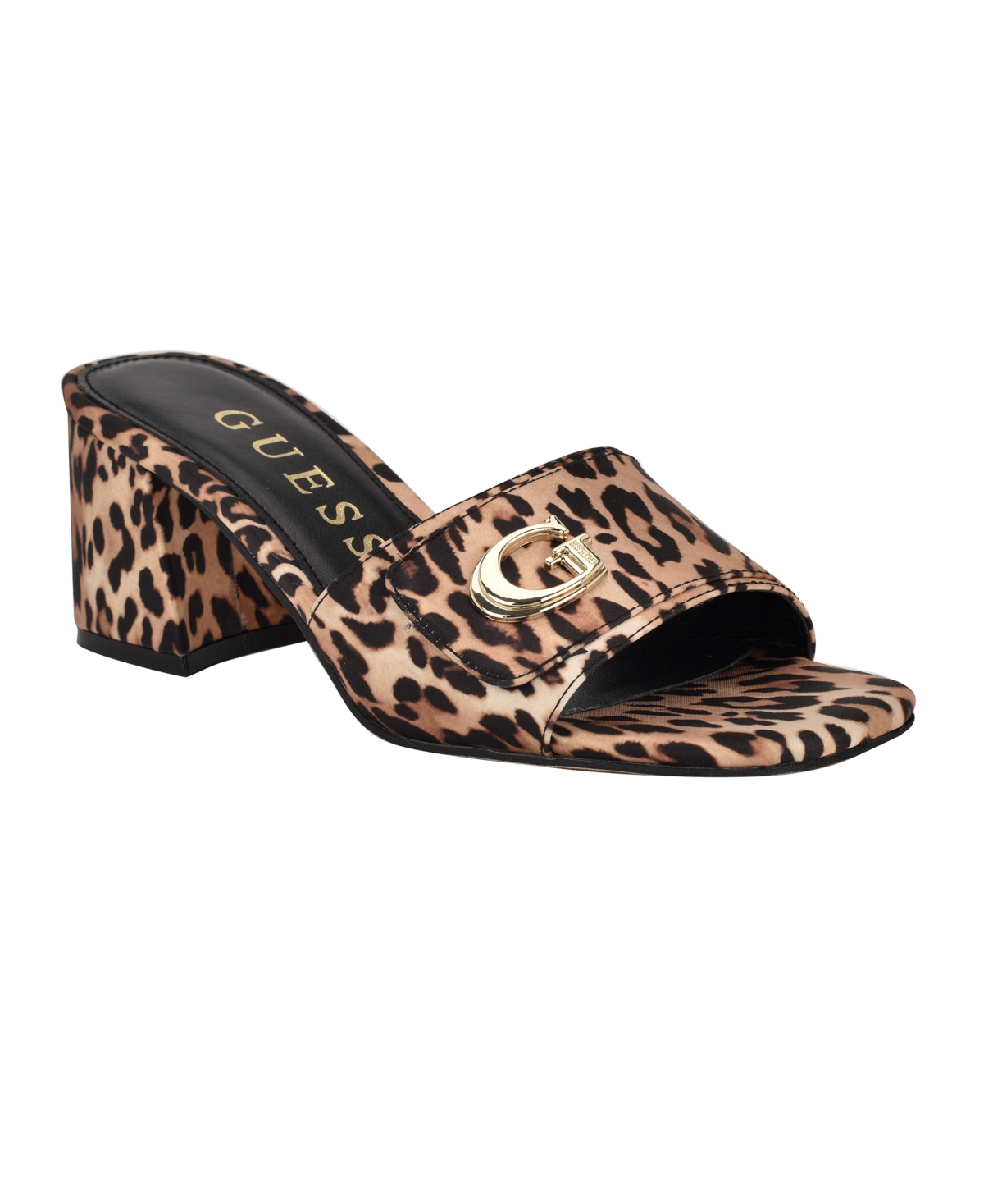 Click here for Guess Womens Gallai Block Heel Slip-On Sandals - L... prices