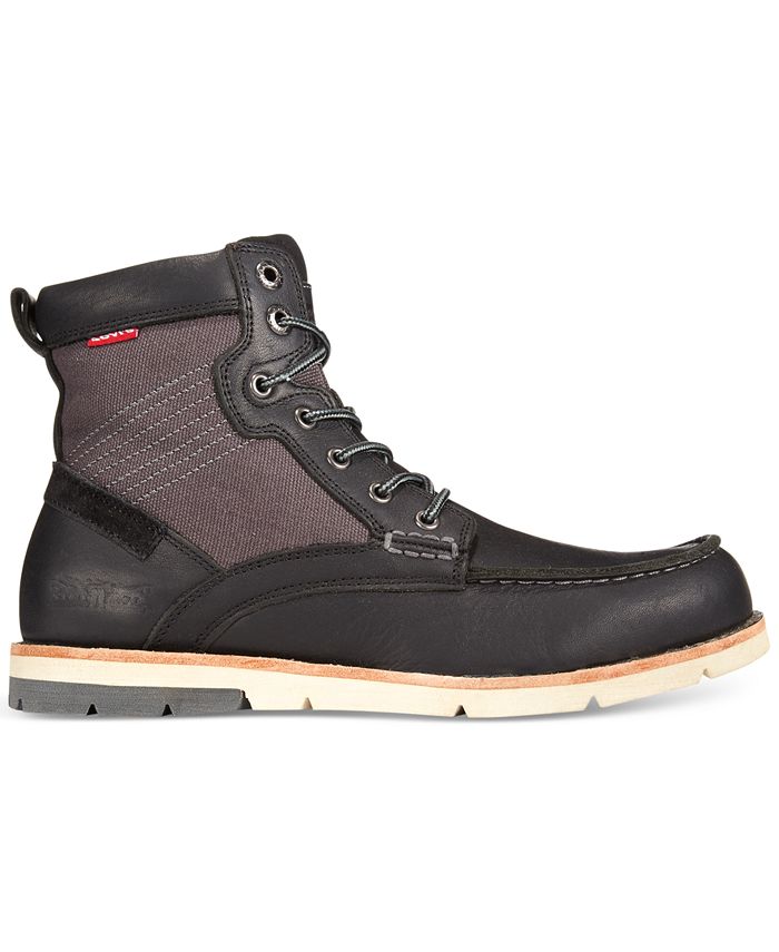 Levi's Dawson Canvas Moc-Toe Boots - Macy's