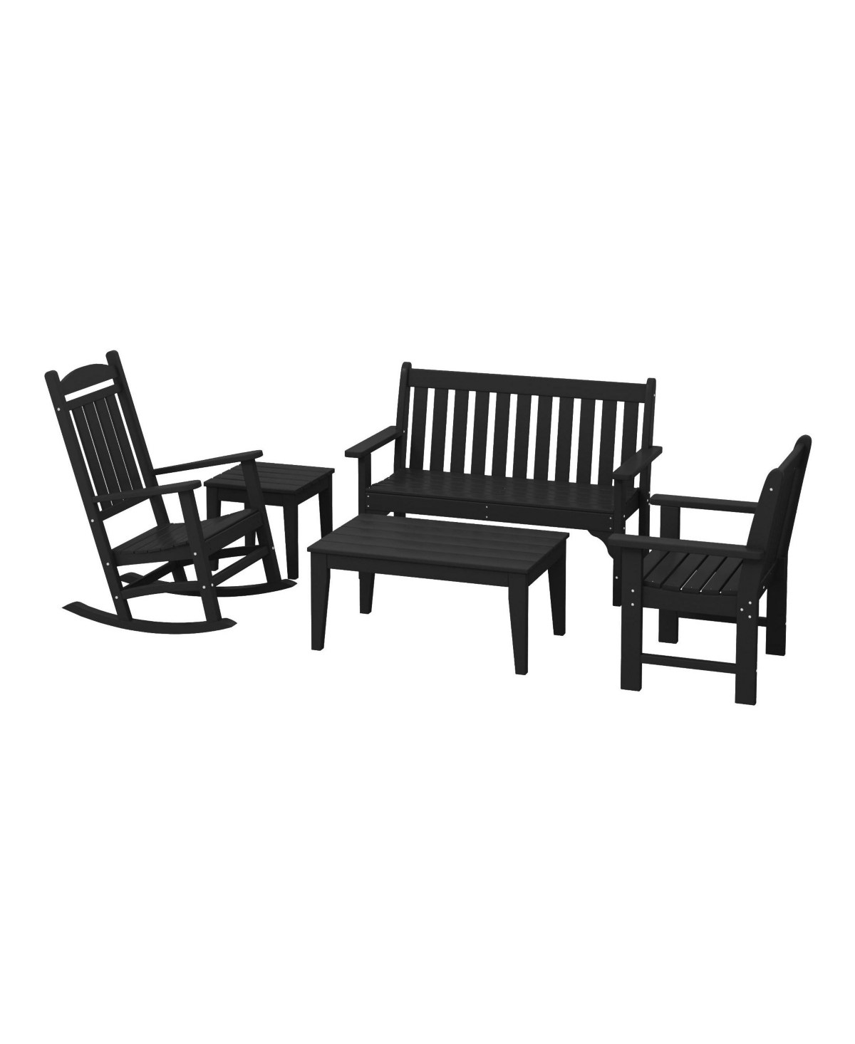 Click here for WestinTrends 5-Piece Hdpe Outdoor Patio Furniture... prices