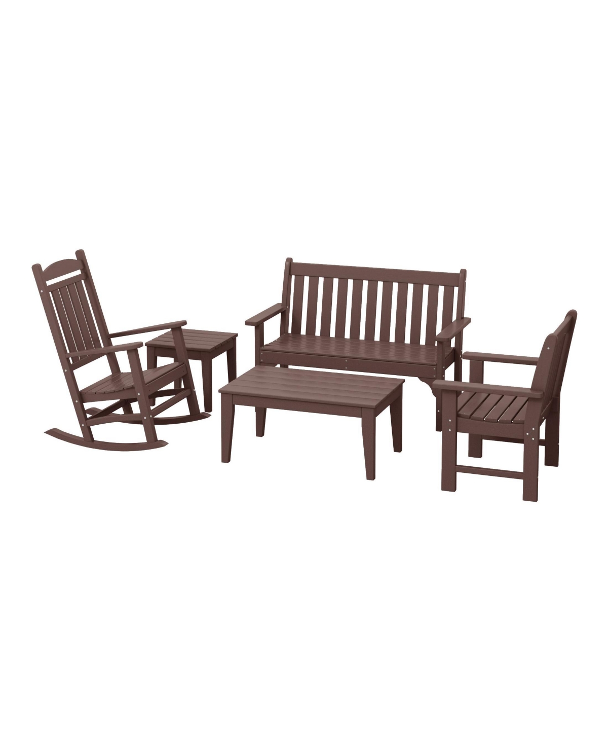 Click here for WestinTrends 5-Piece Hdpe Outdoor Patio Furniture... prices