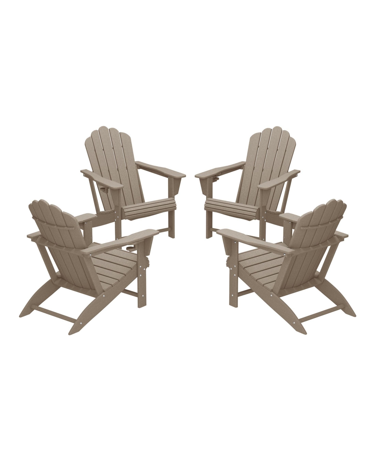 Click here for WestinTrends Outdoor Patio Hdpe Adirondack Chairs... prices