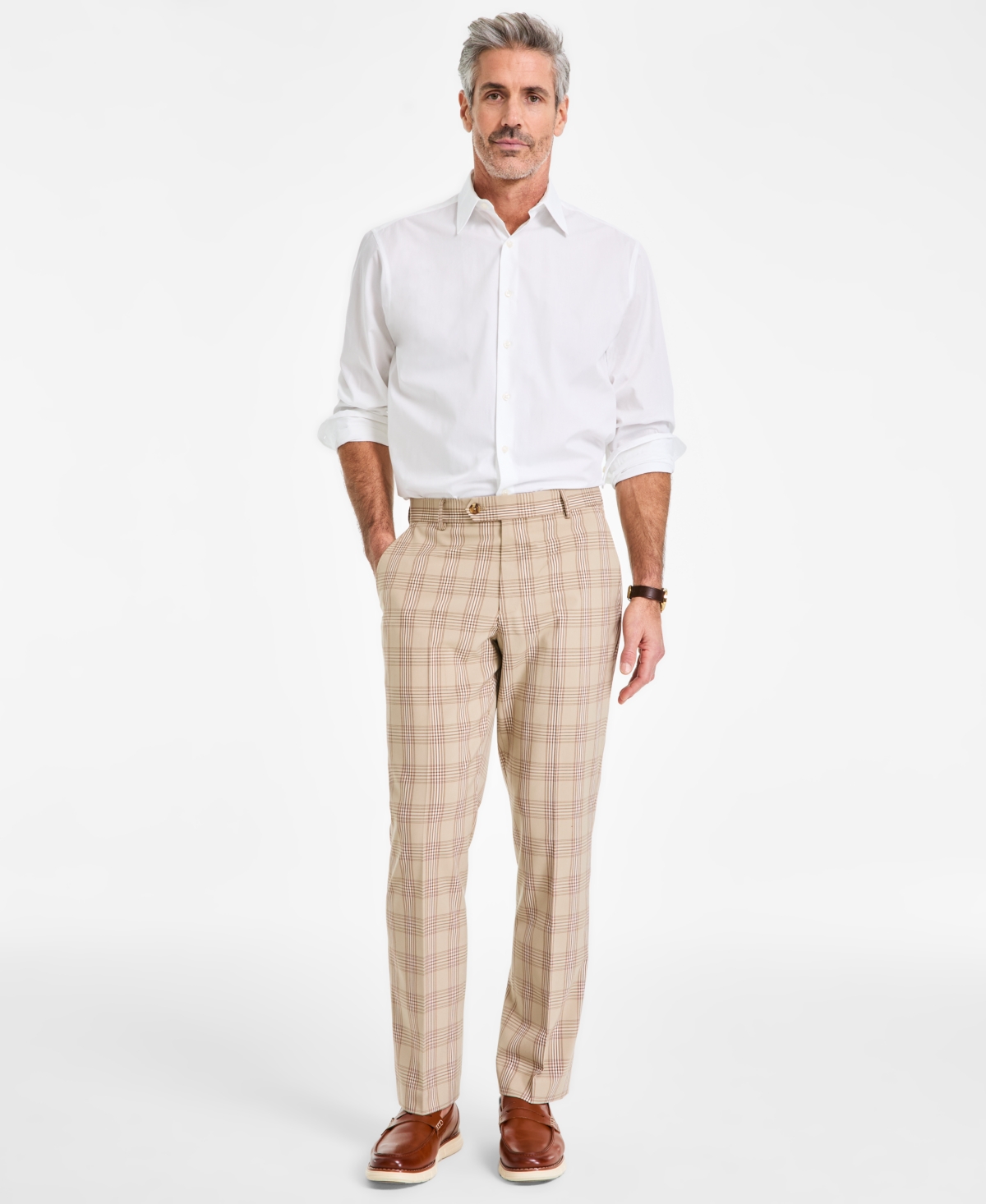 Click here for Club Room Mens Plaid Trouser Dress Pants  Exclusiv... prices