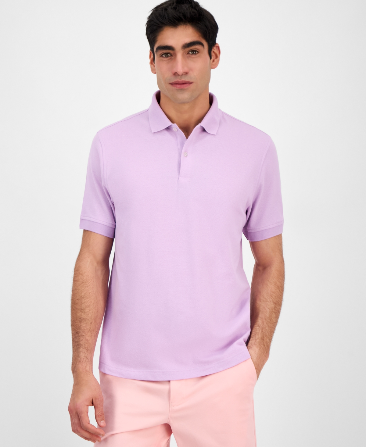 Click here for Club Room Mens Classic Fit Performance Stretch Pol... prices