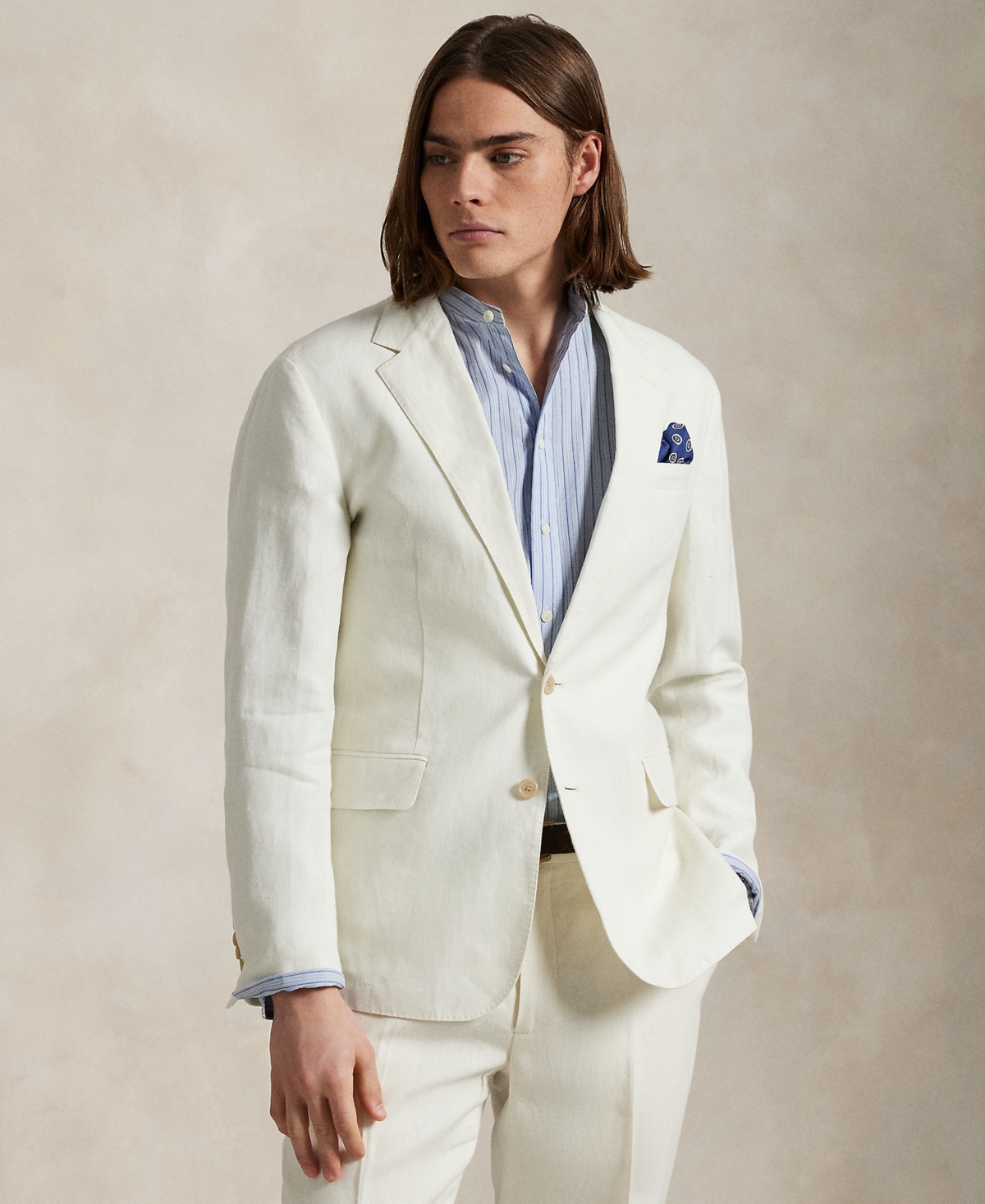 Click here for Polo Ralph Lauren Mens Polo Soft Modern Linen Suit... prices