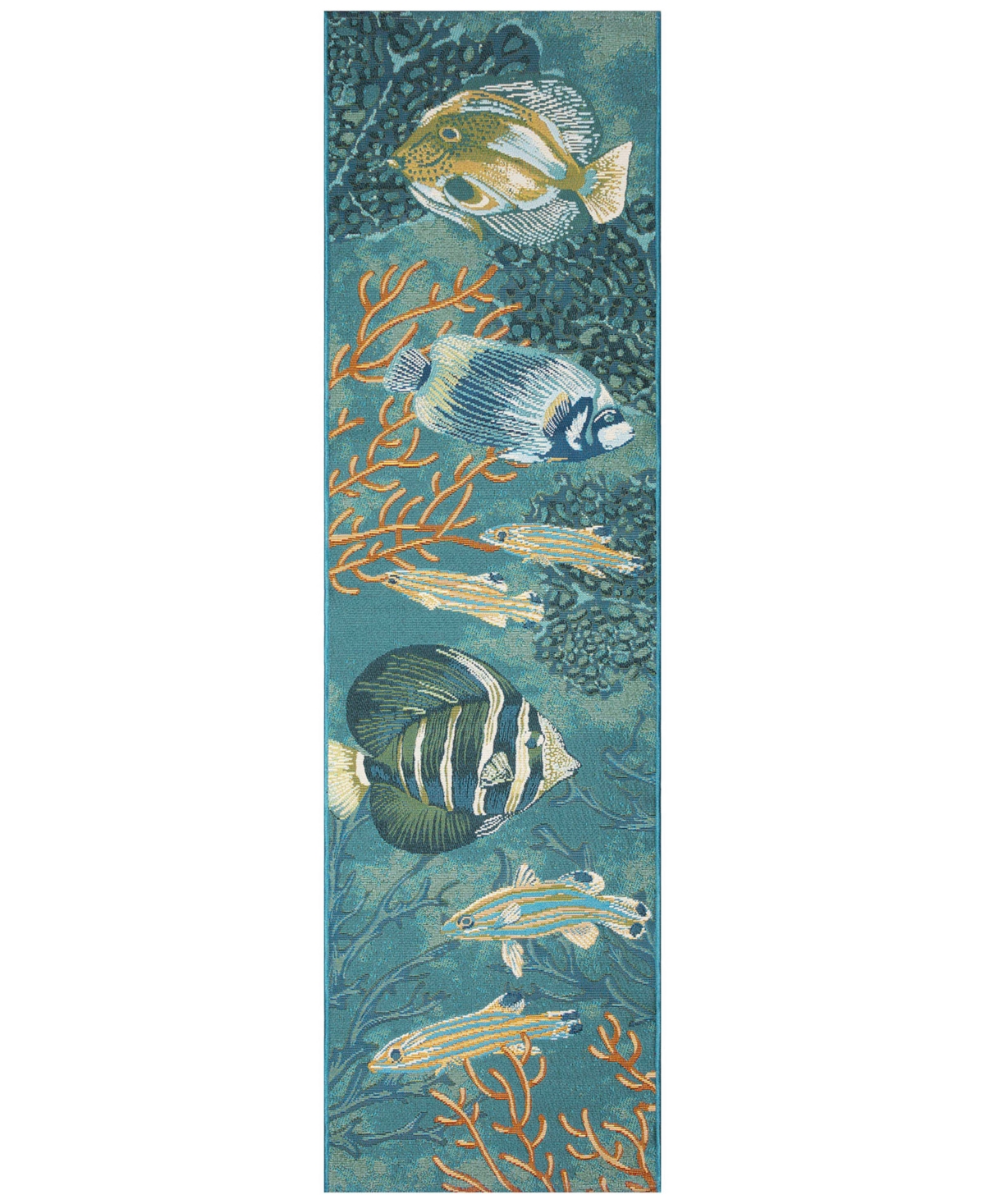 Click here for Liora Manne Marina Fish 111x76 Runner Area Rug - A... prices