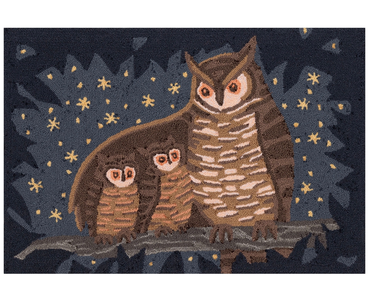 Click here for Liora Manne Frontporch Owl Family 26x4 Area Rug -... prices