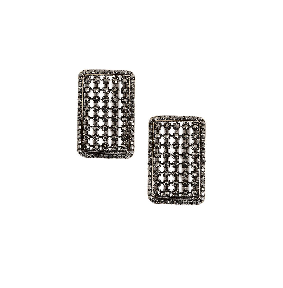 Click here for Intricate Square Drop Earrings - Silver prices