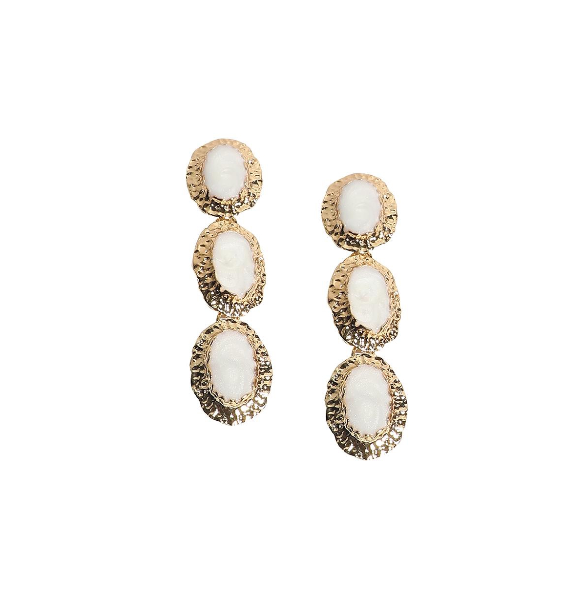 Click here for Party Drop Earrings - White prices