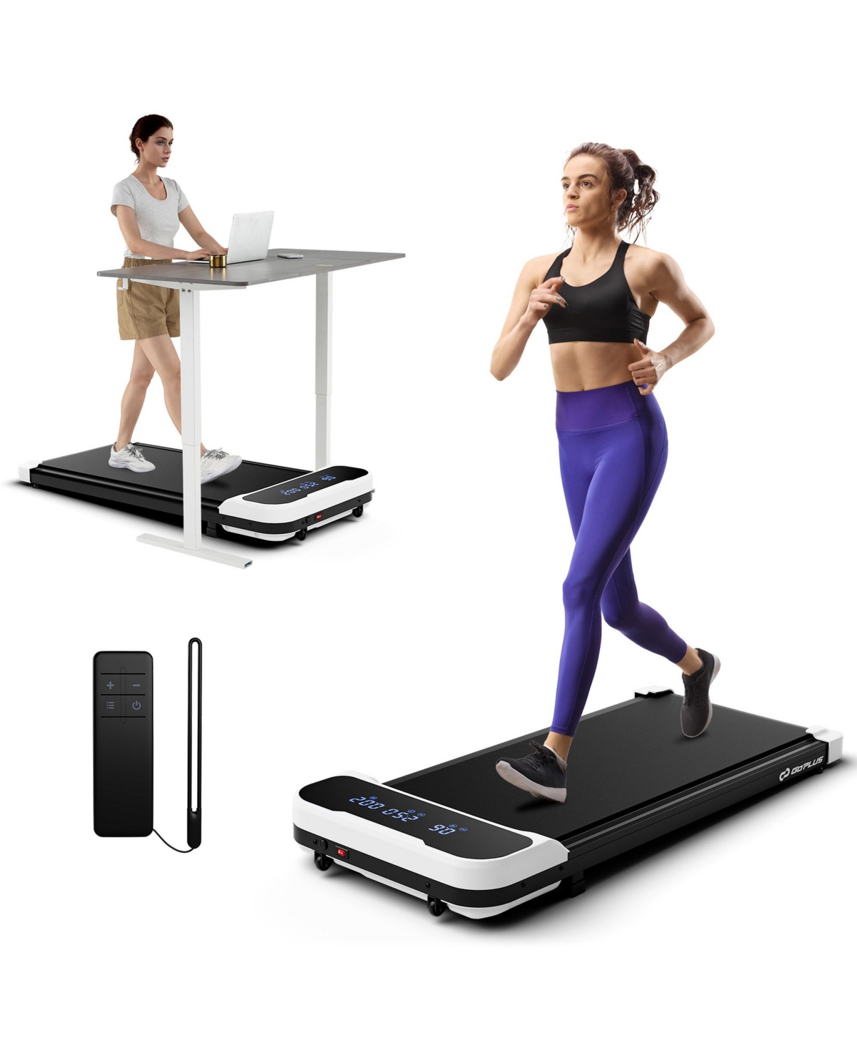 Click here for 2.5HP Under Desk Treadmill for Home and Office Rem... prices