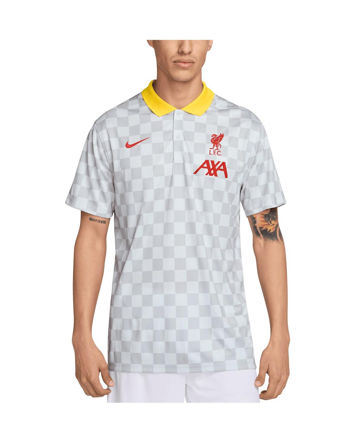 Click here for Nike Mens Gray Liverpool Victory Polo - Gray prices