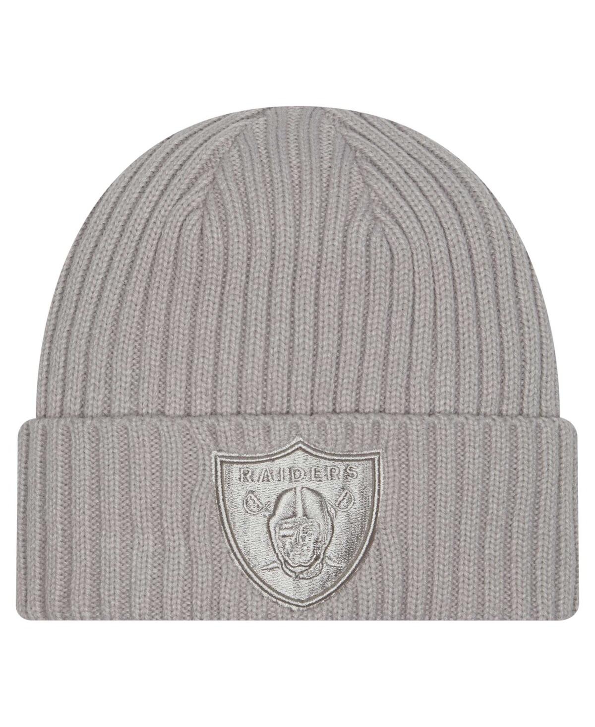 Click here for New Era Mens Gray Las Vegas Raiders Color Pack Cuf... prices