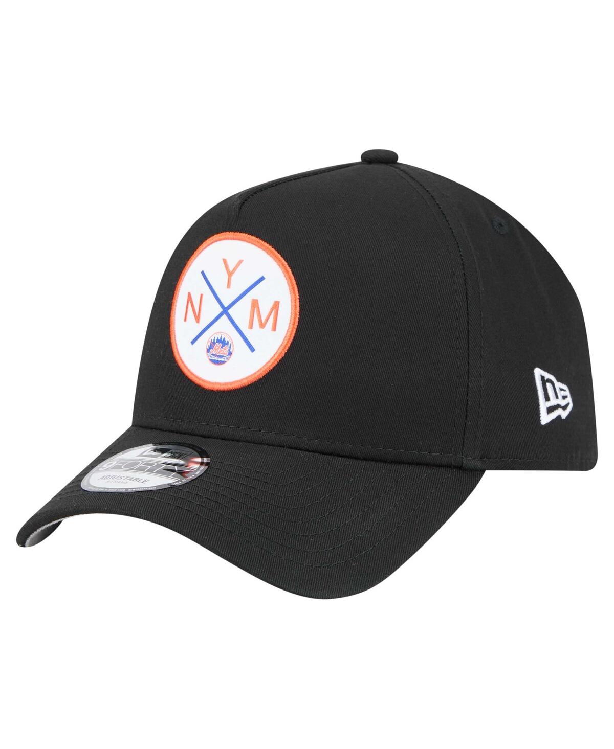 Click here for New Era Mens Black New York Mets 9FORTY A-Frame Ad... prices