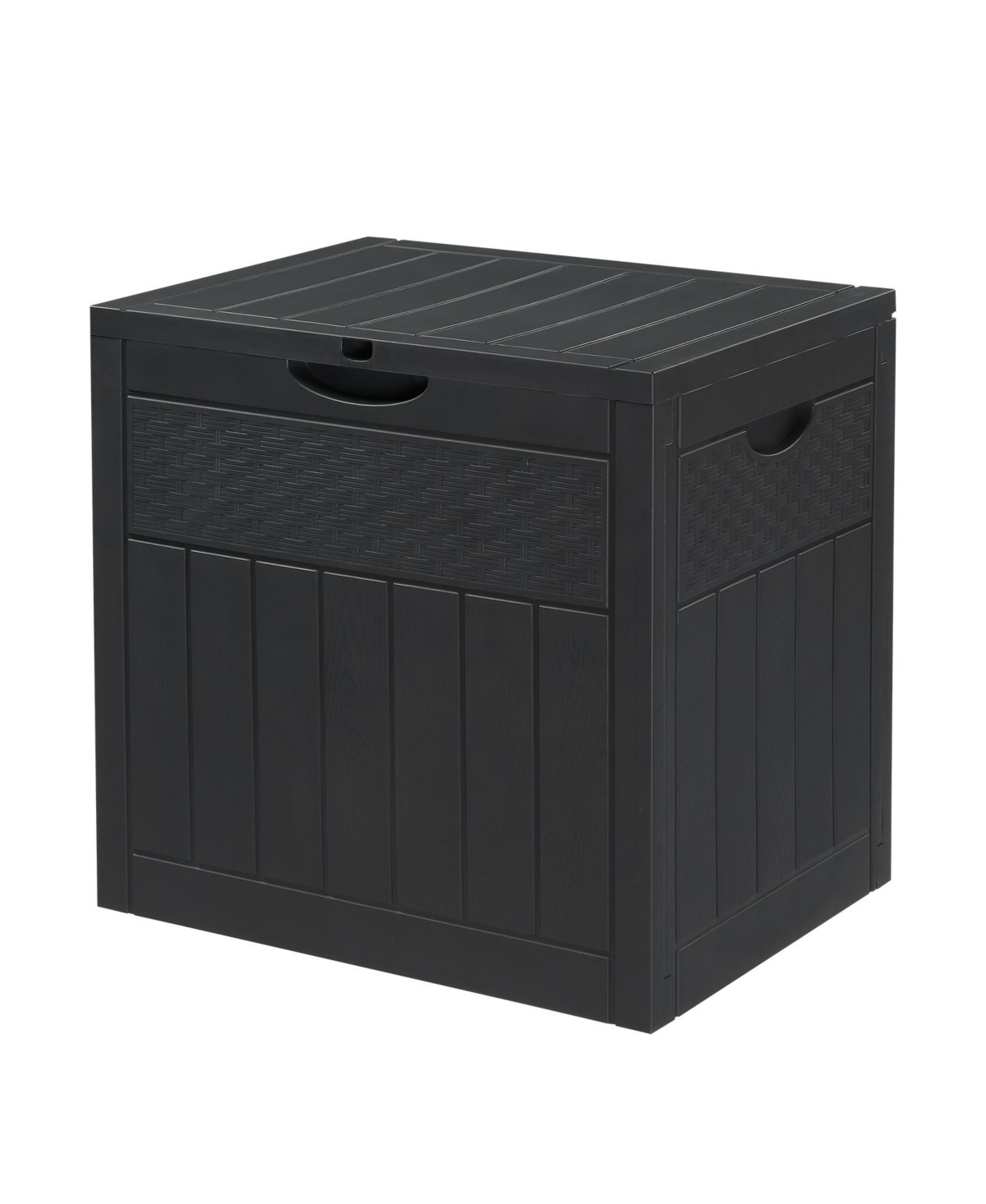 Click here for Slickblue 33 Gal Square Wood and Rattan Plastic Ga... prices
