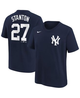 Nike Big Boys and Girls Giancarlo Stanton Navy New York Yankees Player ...