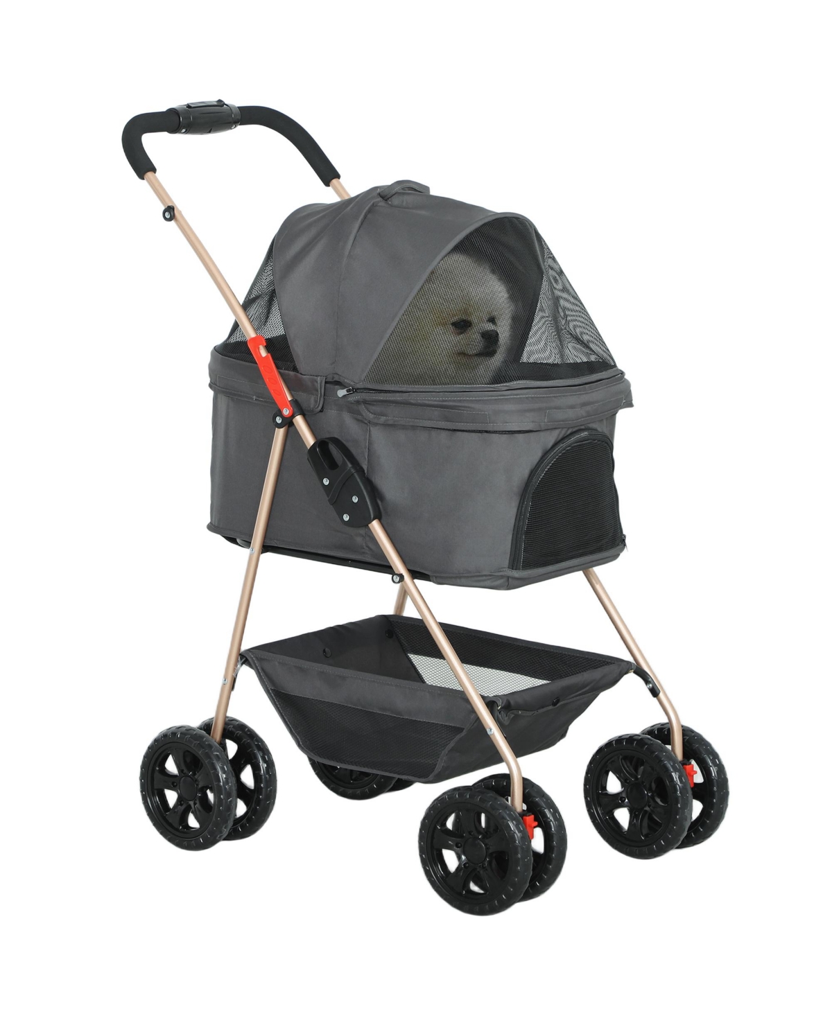 Click here for PawHut 3 in 1 Pet Stroller with Detachable Carrier... prices