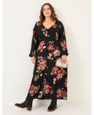 FatFace Plus Size Emma Midi Dress - Macy's