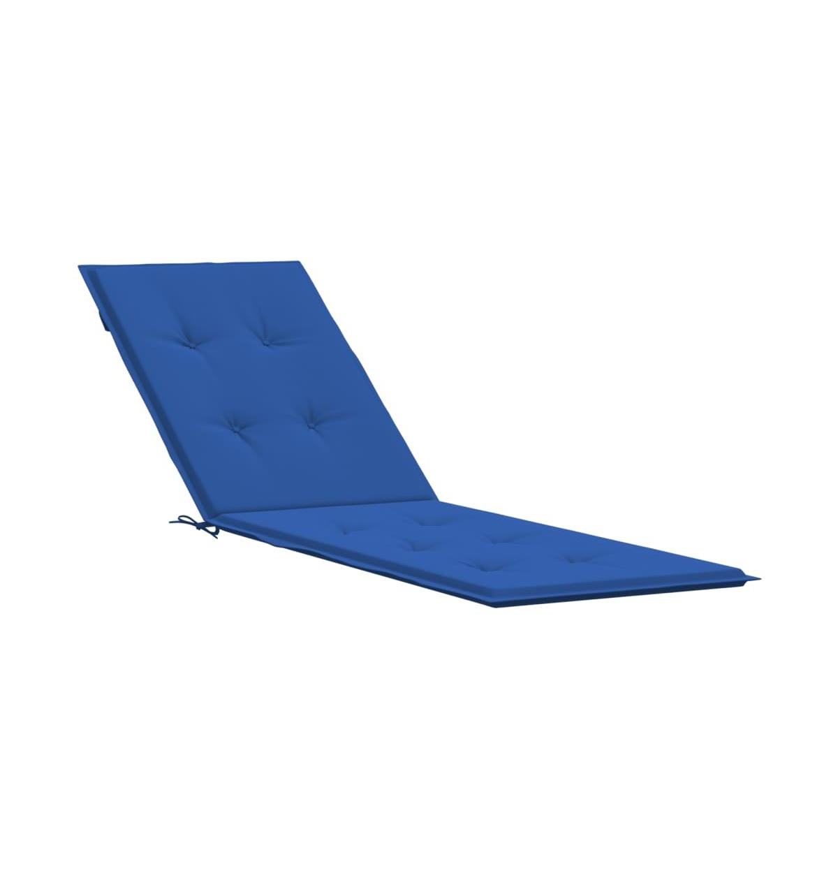 Click here for vidaXL Deck Chair Cushion Royal Blue (29.5+41.3)x1... prices