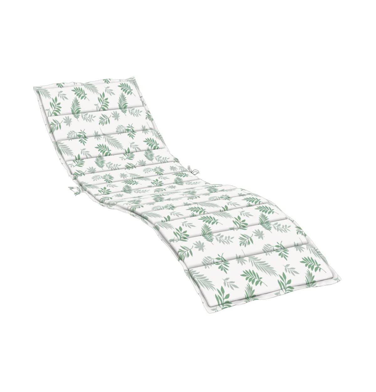 Click here for Sun Lounger Cushion Leaf Pattern Oxford Fabric - W... prices