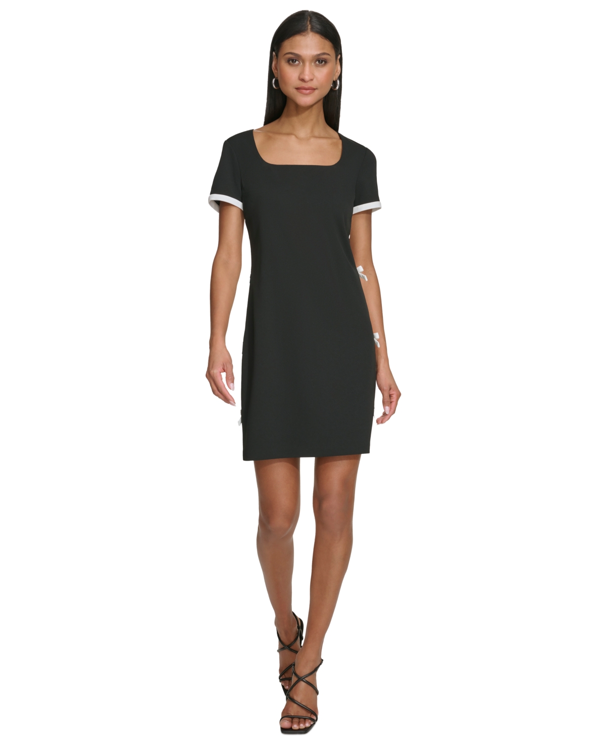 Click here for Karl Lagerfeld Paris Womens Scuba Crepe Sheath Dre... prices