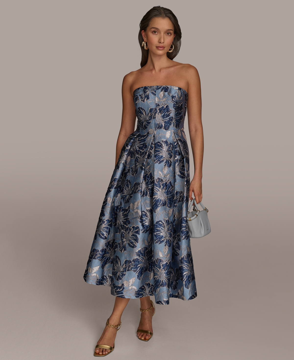 Click here for Donna Karan New York Womens Jacquard Strapless A-L... prices