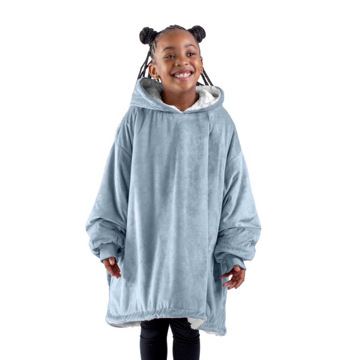Click here for The Bare Homey - Youth Wearable Blanket - Sherpa S... prices