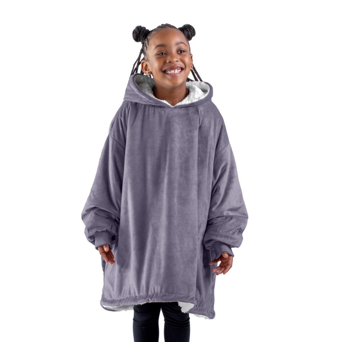 Click here for The Bare Homey - Youth Wearable Blanket - Sherpa S... prices