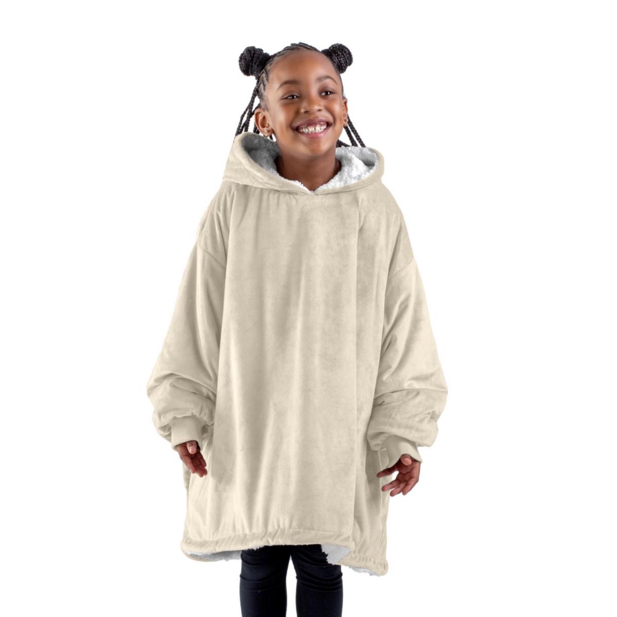 Click here for The Bare Homey - Youth Wearable Blanket - Sherpa S... prices