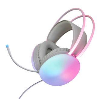 Gabba Goods Rainbow LED Gaming Headset with Adjustable Microphone. For ...