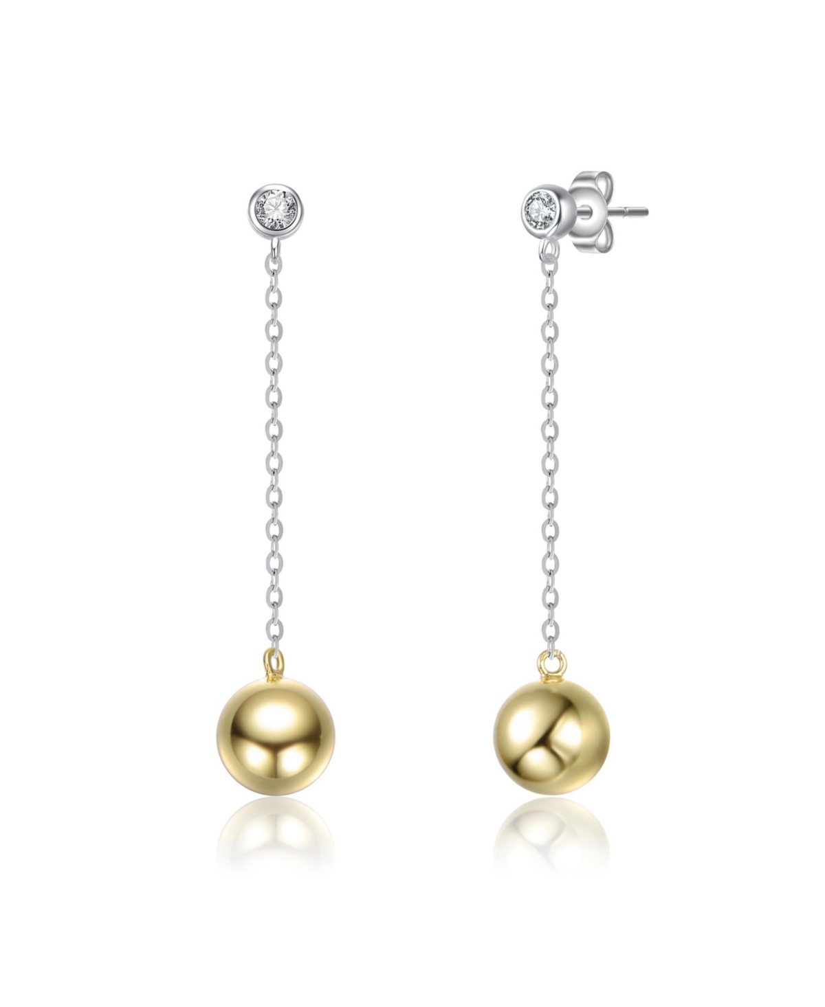 Click here for Sterling Silver Two-Tone White Gold Plated & 14K G... prices