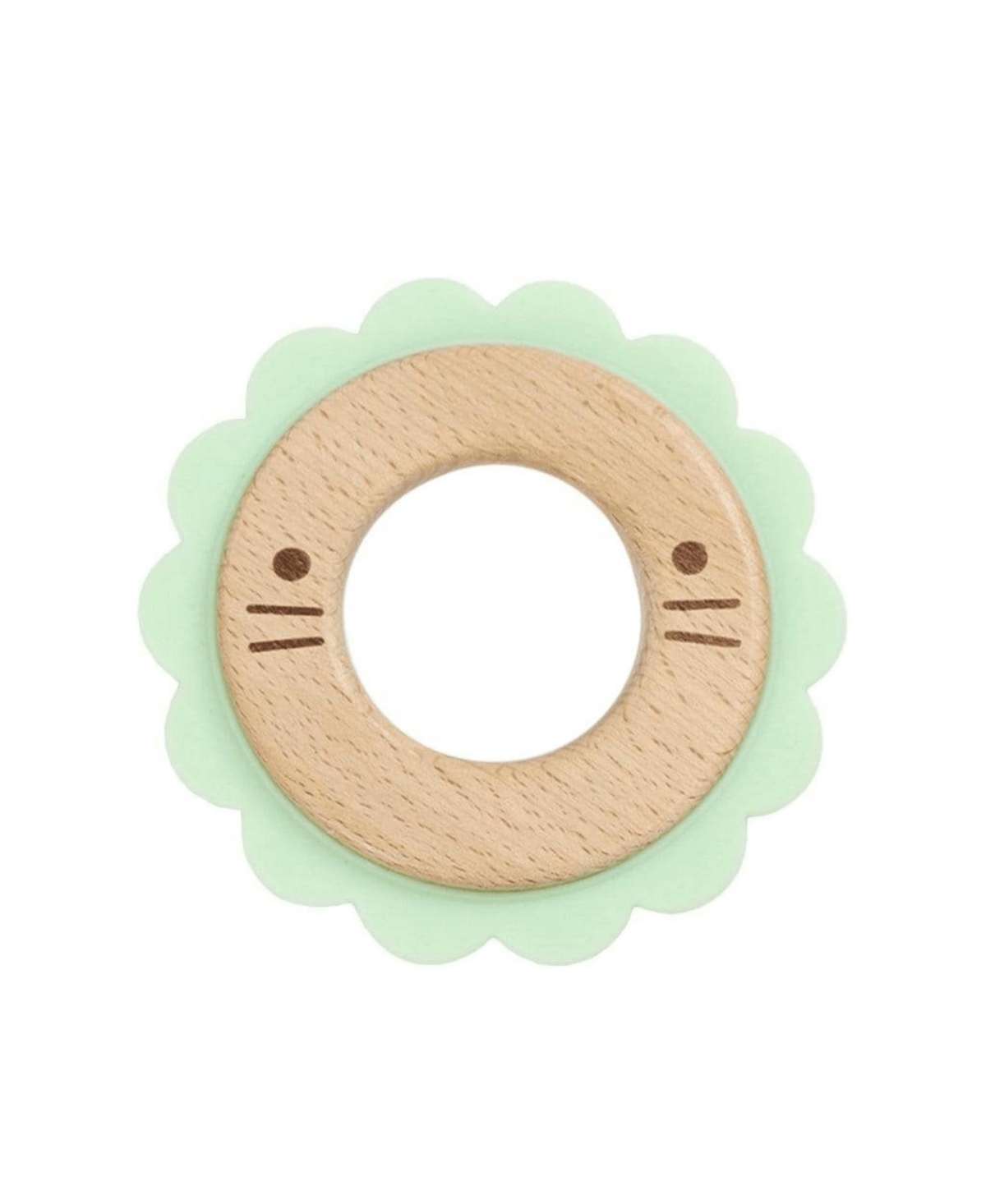 Click here for GooseWaddle Lion Mint Animal Teether Wooden + Sili... prices